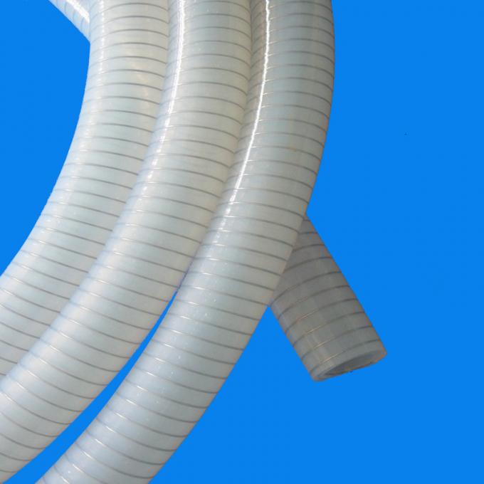 Silicone Tube 304 Stainless Steel Wire Braid Reinforced Translucent ...